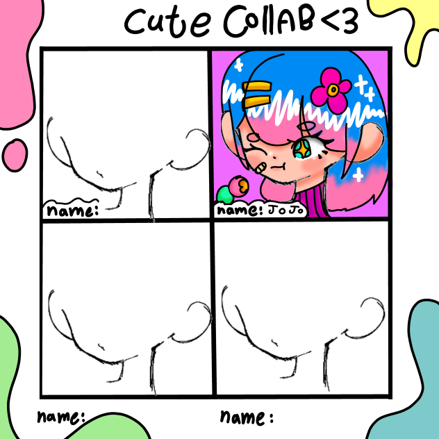 CUTE COLLAB💗🍡 - ibisPaint