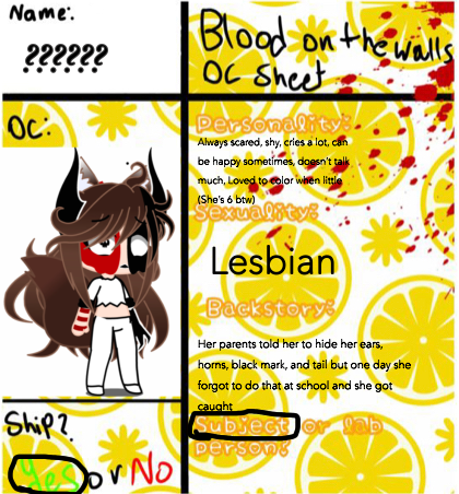 For Blood on the walls - ibisPaint