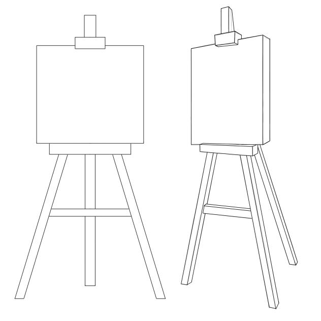 paint stand outline - ibisPaint