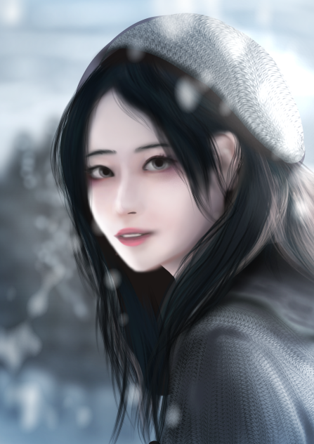 winter smile - ibisPaint