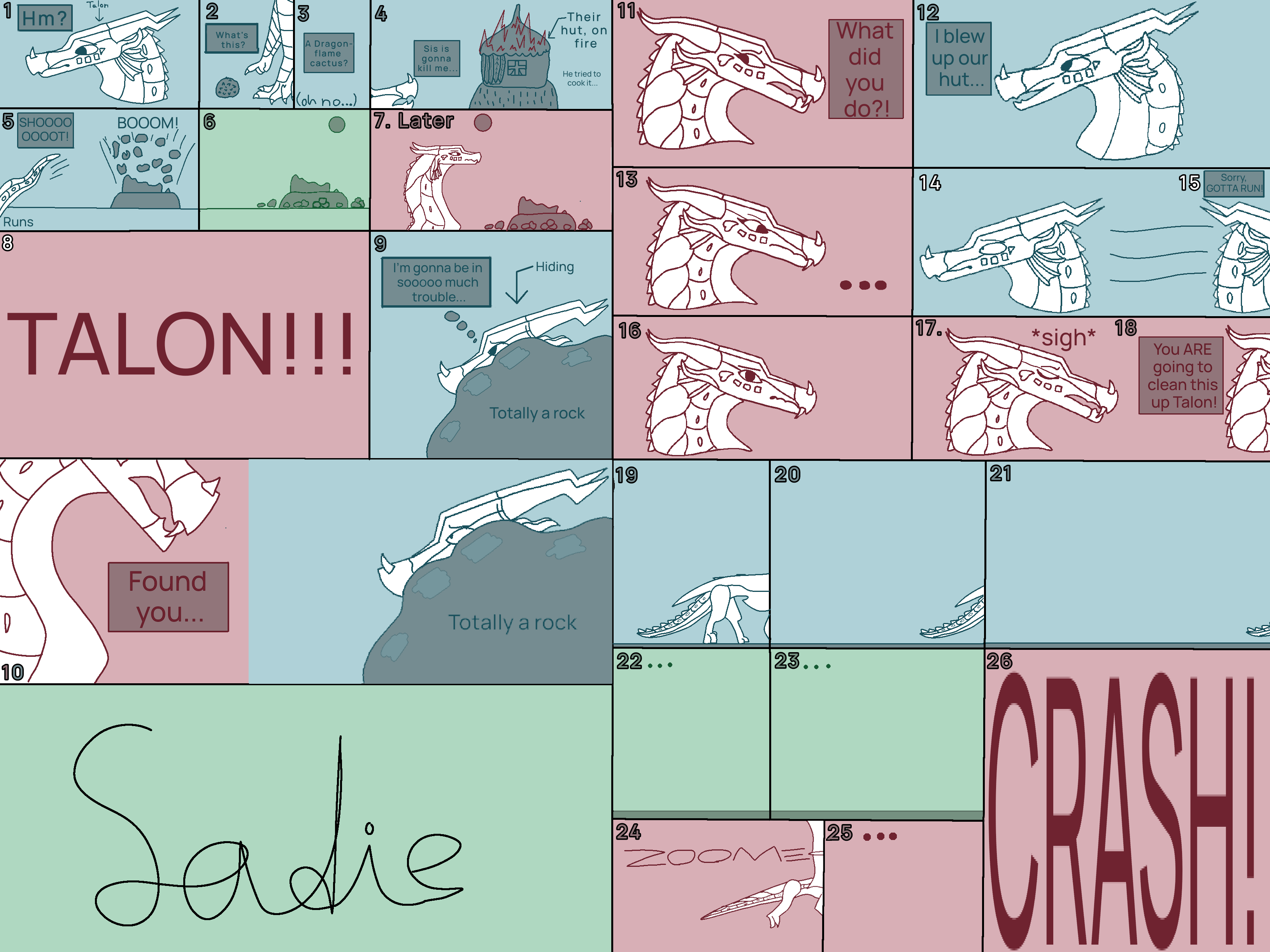 Fang and Talon Comic - ibisPaint