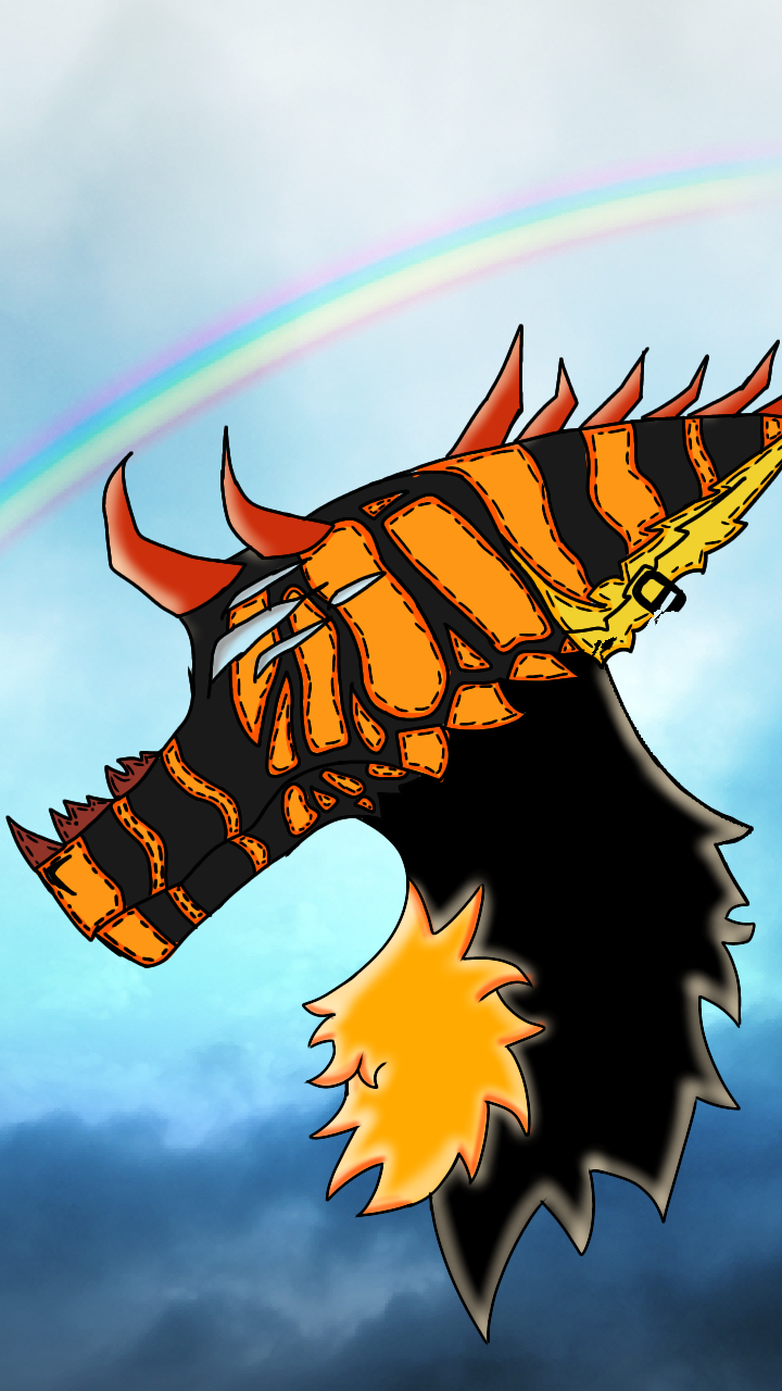 my dragon puppet - ibisPaint