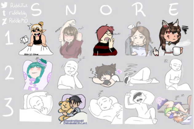 Sleep collage - ibisPaint