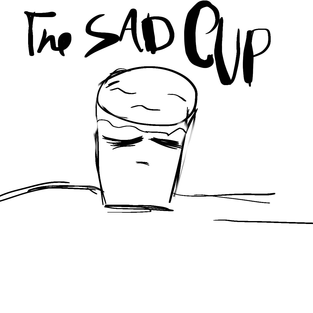 The sad Cup - ibisPaint