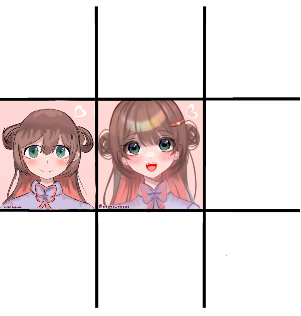 nine art style collaboration - ibisPaint