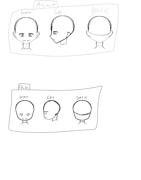 free heads in different perspectives v2 - ibisPaint