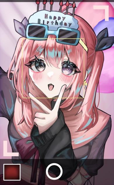 Birthday自撮り - ibisPaint