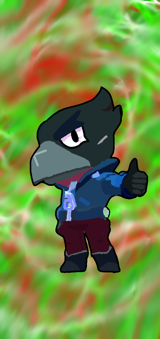 crow BrawlStars - ibisPaint