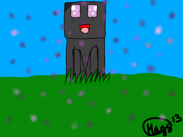Minecraft Chibi #2 Enderman - ibisPaint