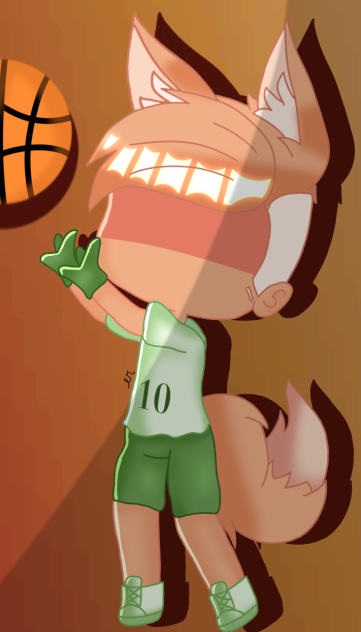 Gacha Basketball pose - ibisPaint
