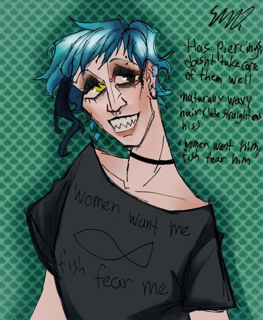 Floyd Leech drawing + headcanons! - ibisPaint