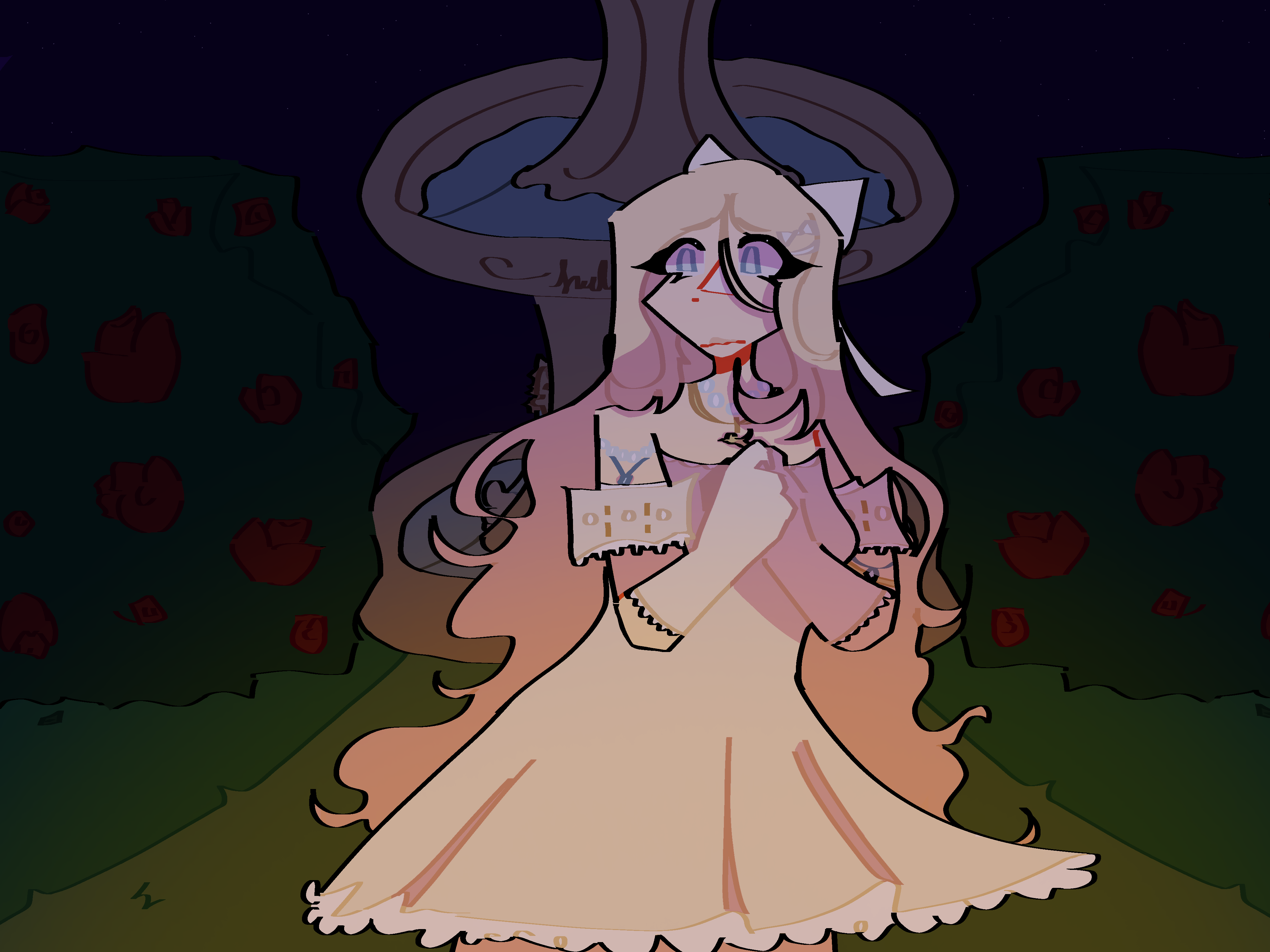 late night stroll - ibisPaint