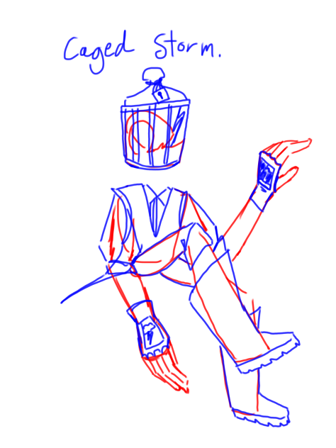 A caged storm - ibisPaint