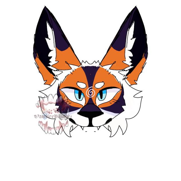 vampire (fursona) mask design - ibisPaint
