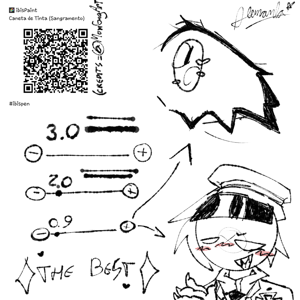 Pen- ink pen (bleeding). (Credit in bio) - ibisPaint