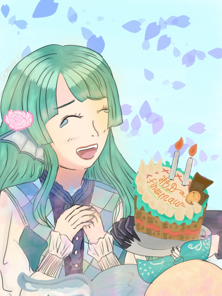 Finaurnaur birthday uwu - ibisPaint