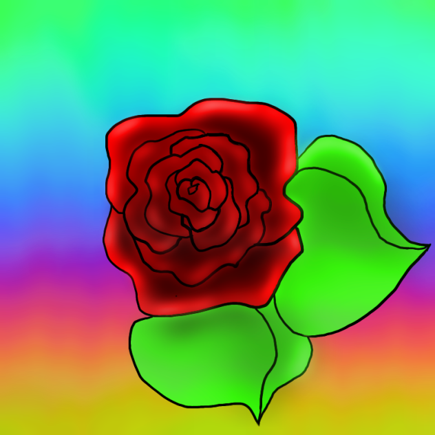 Pride rose - ibisPaint