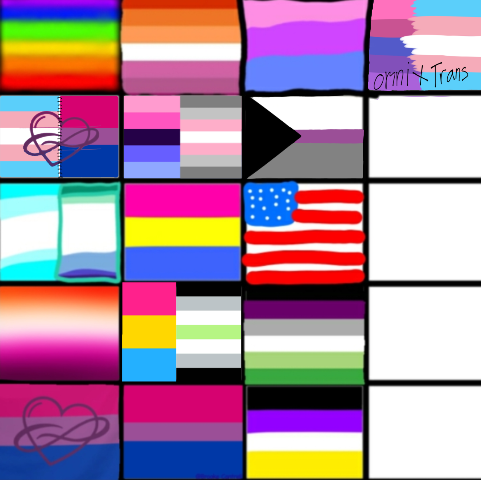 Pride flag collab!! - ibisPaint