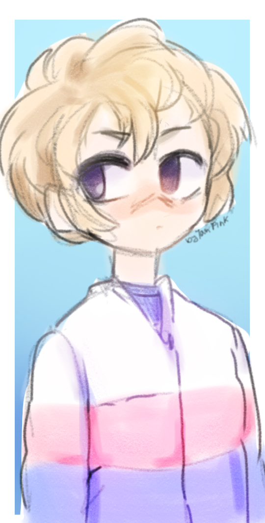 some lady from bus stop - ibisPaint