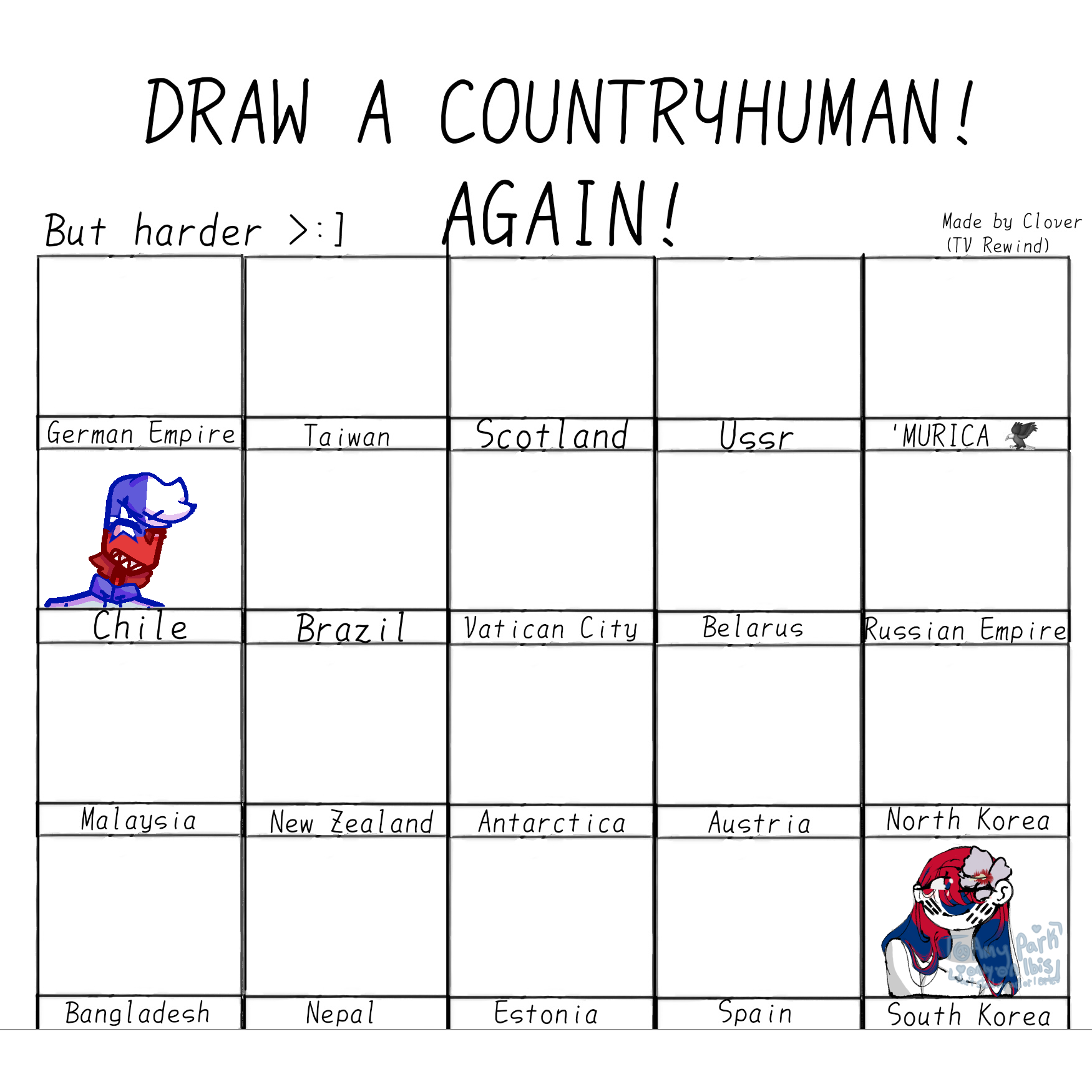 draw a countryhuman!! Again! - ibisPaint