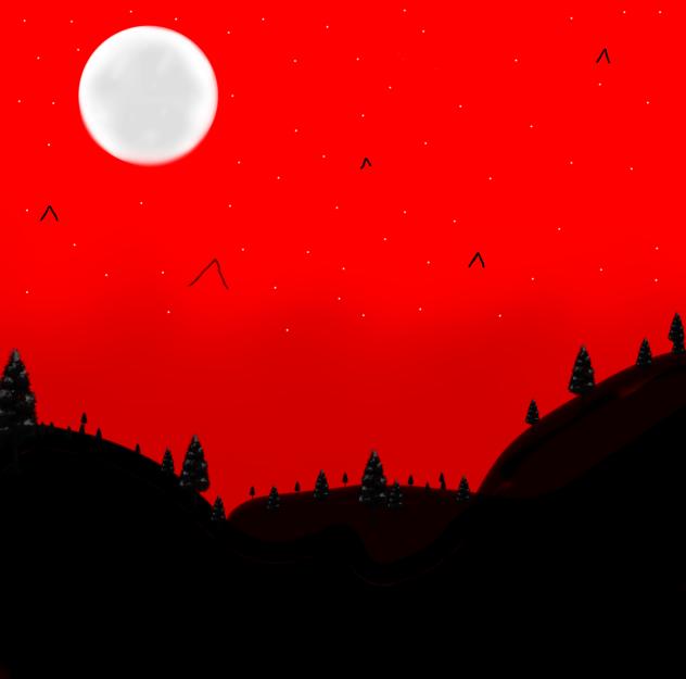 Red Moon - ibisPaint