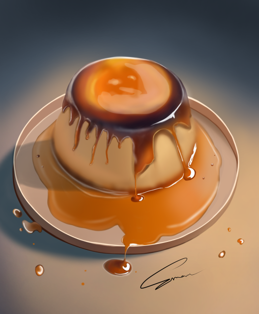 cream caramel - ibisPaint