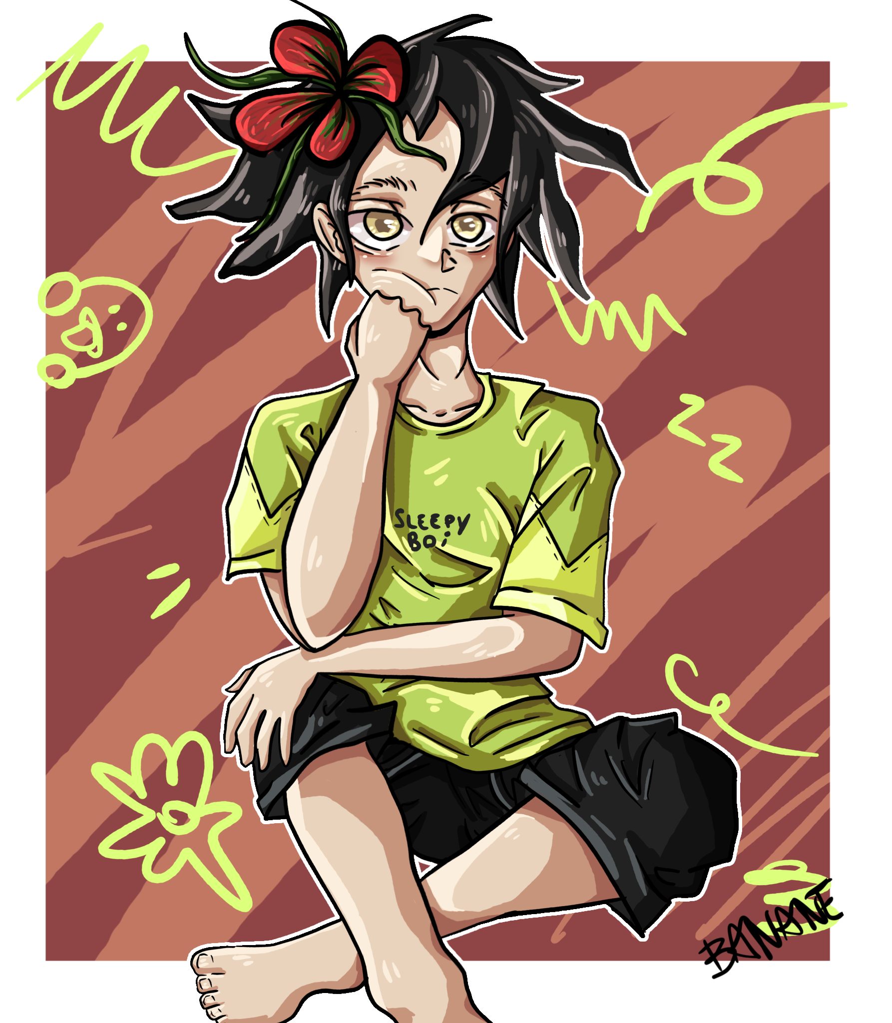 Sleepy boi - ibisPaint