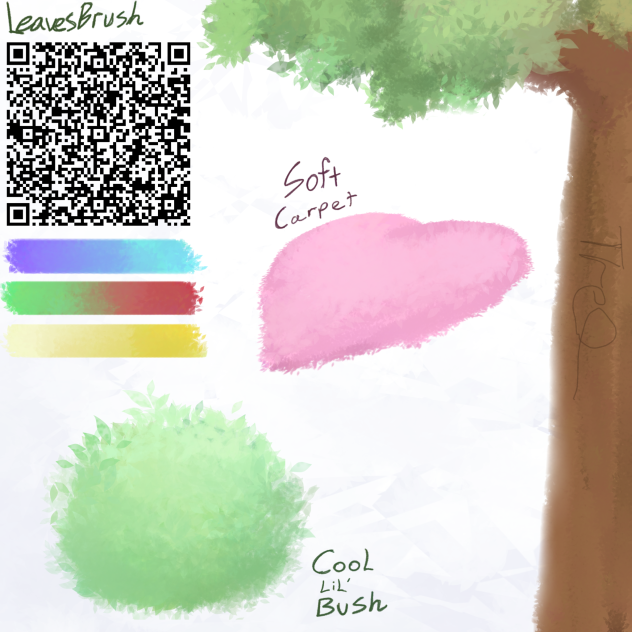 Leaves Brush - ibisPaint
