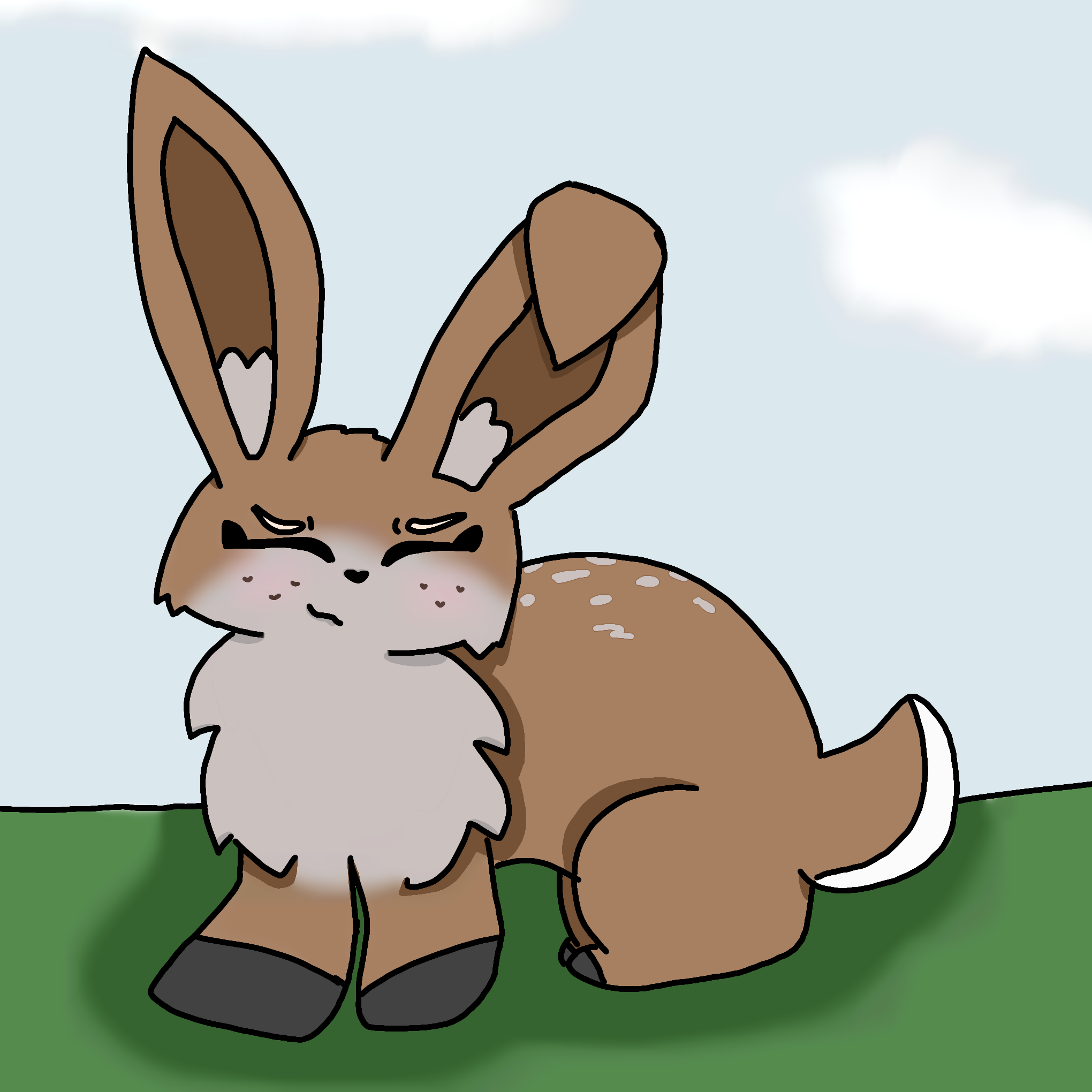 Bunny deer hybrid - ibisPaint