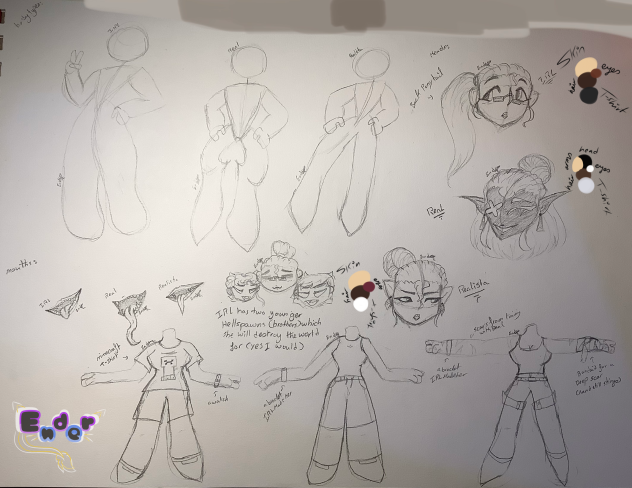 The Real Trio - ref sheet - ibisPaint