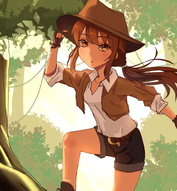 girl in a jungle - ibisPaint