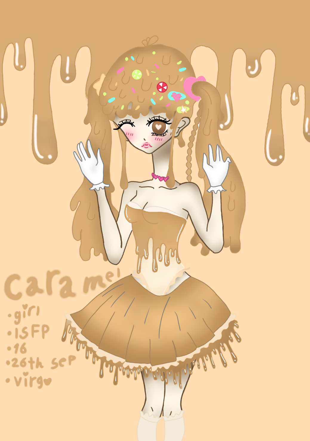 Caramel girl🍮🍨🍦 🌙 - ibisPaint