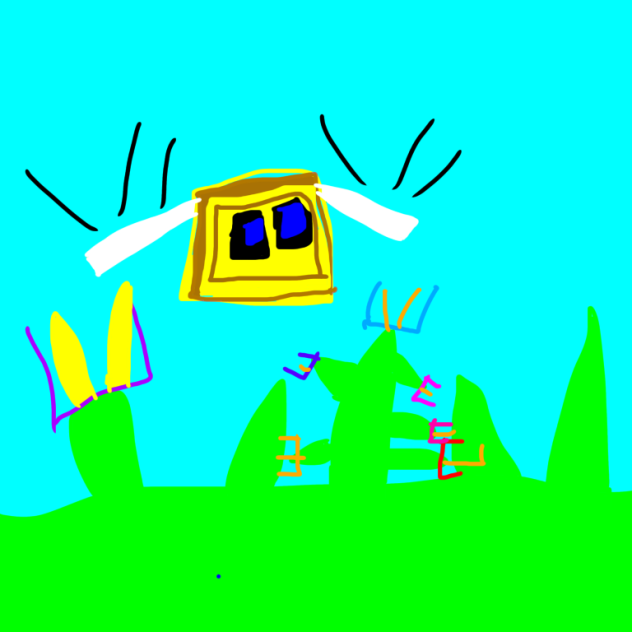 The Minecraft Bee - ibisPaint