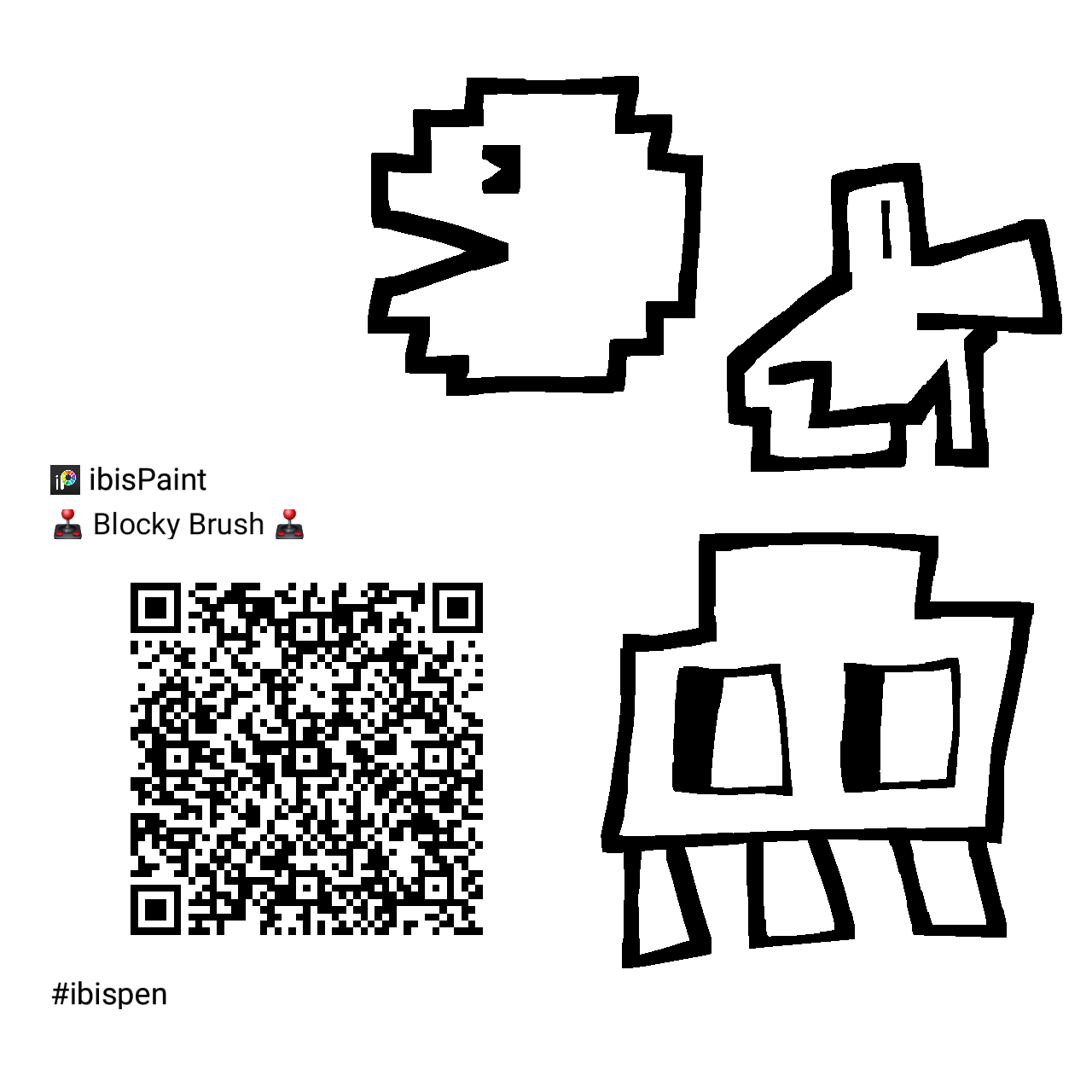 Blocky Brush - ibisPaint
