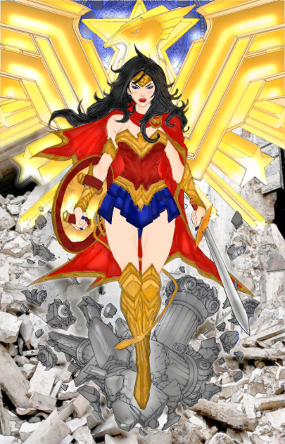 wonder woman - ibisPaint