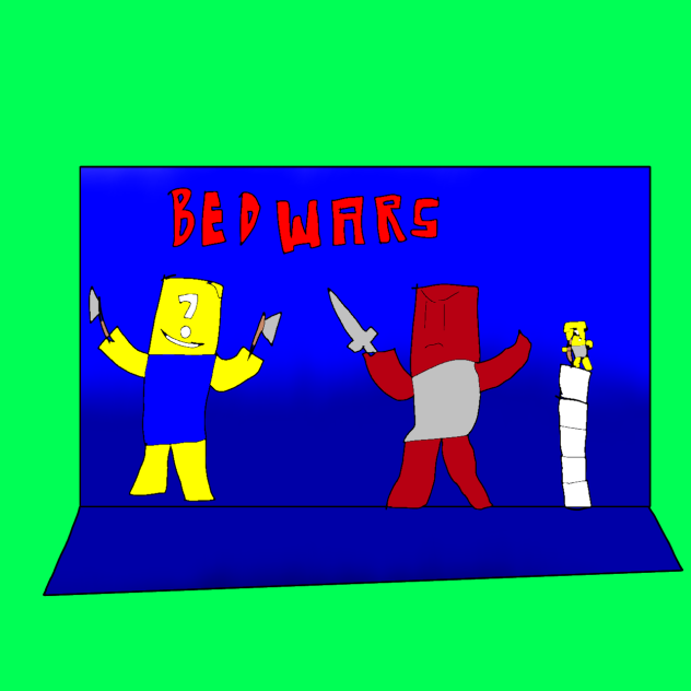 My Own Bedwars Thumbnail! - ibisPaint