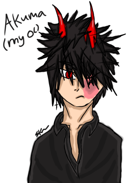 Akuma (my oc) - ibisPaint