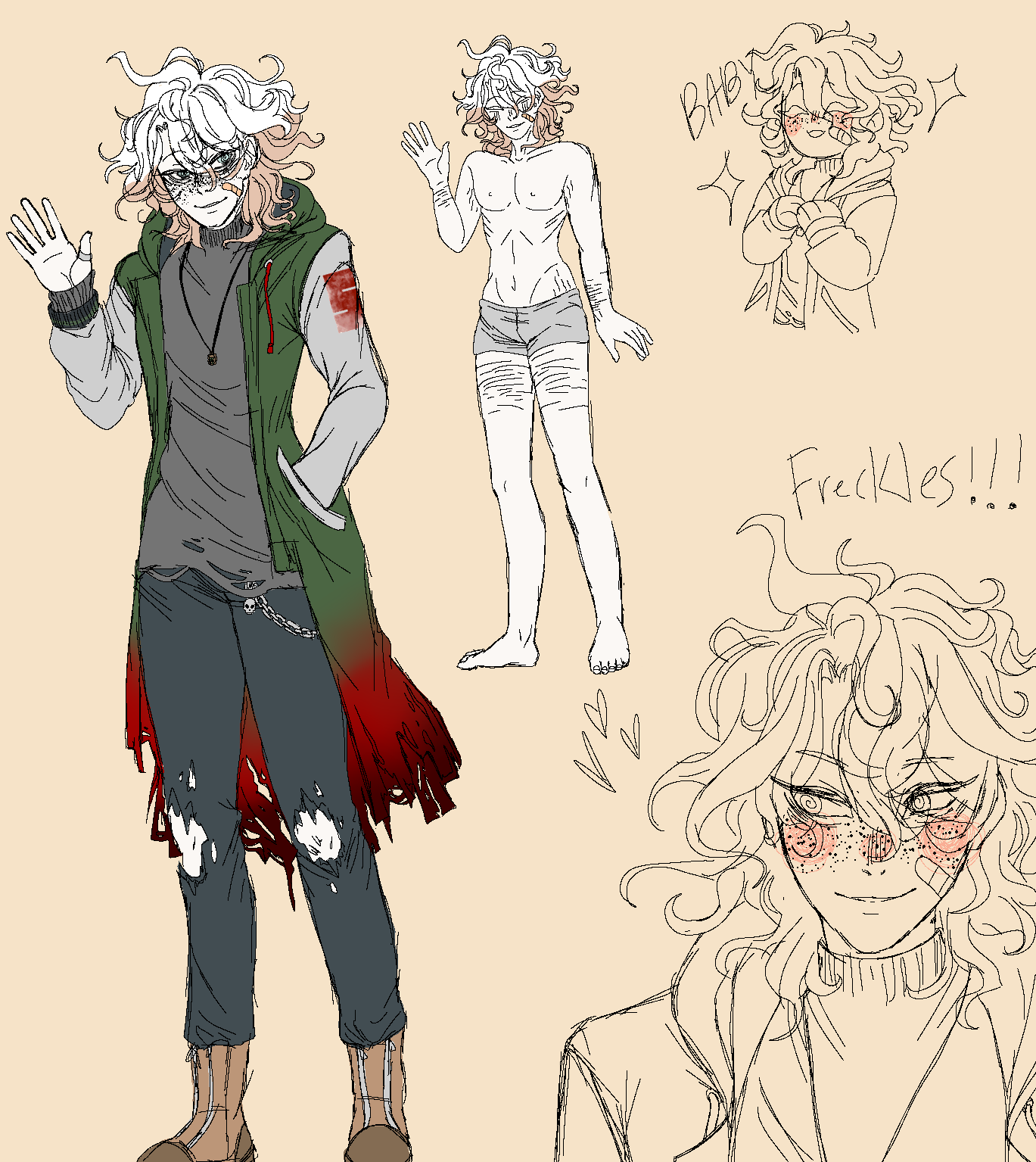 Nagito Komaeda Redesign - ibisPaint