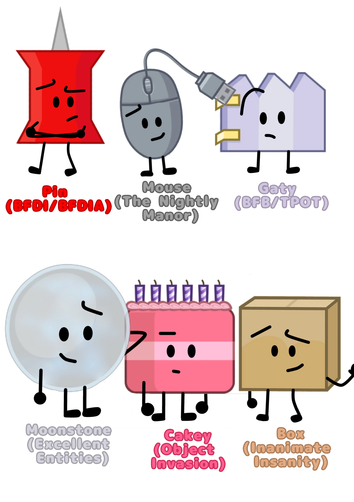 •My fav characters in the OSC (Remake)• - ibisPaint