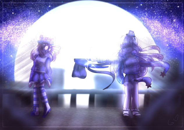 Showdown in the Moonlight - ibisPaint