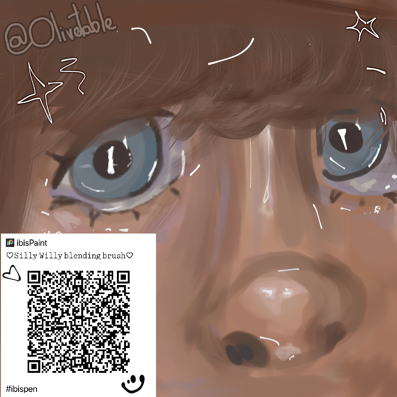 ♡𝚂𝚒𝚕𝚕𝚢 𝚆𝚒𝚕𝚕𝚢 𝚋𝚕𝚎𝚗𝚍𝚒𝚗𝚐 𝚋𝚛𝚞𝚜𝚑♡ - ibisPaint