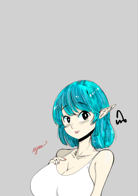 cyan - ibisPaint