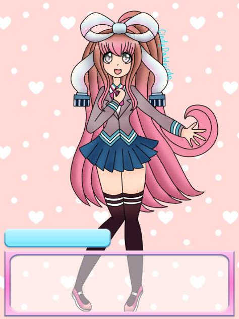 Monika & Giffany Fusion - DDLC & GF - ibisPaint
