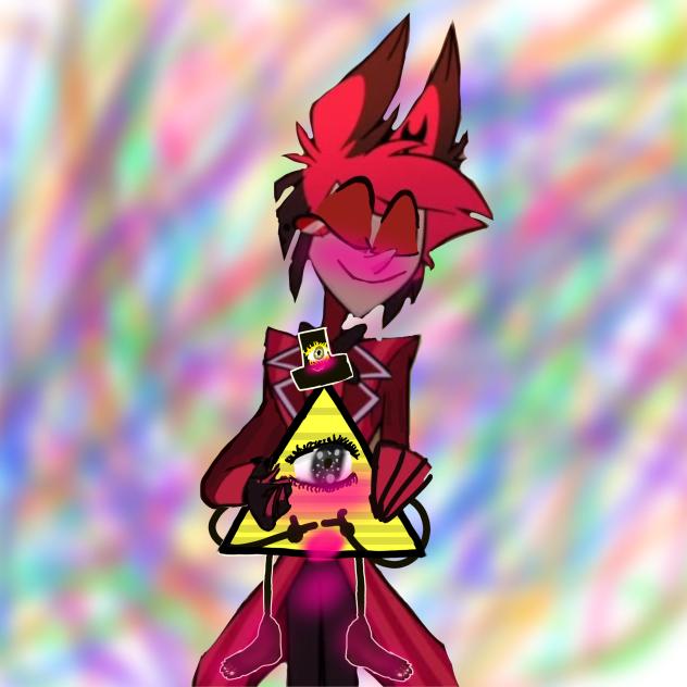 Baby girl bill and alpha Alastor - ibisPaint