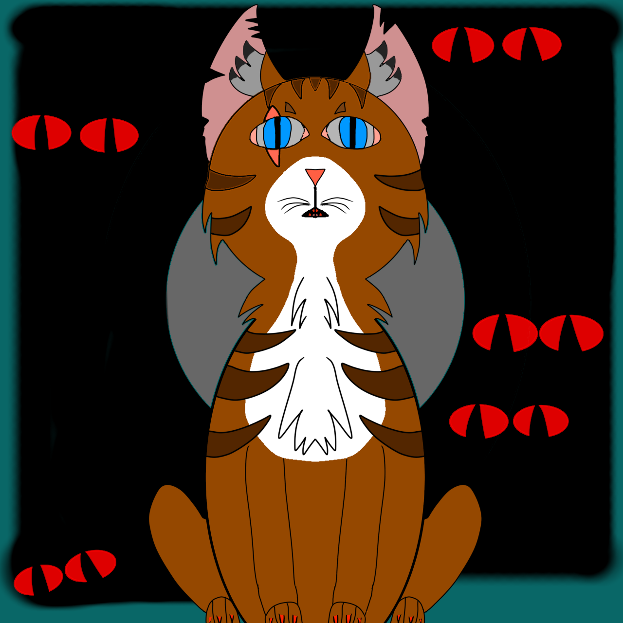 Hawkfrost and the Dark Forest - ibisPaint
