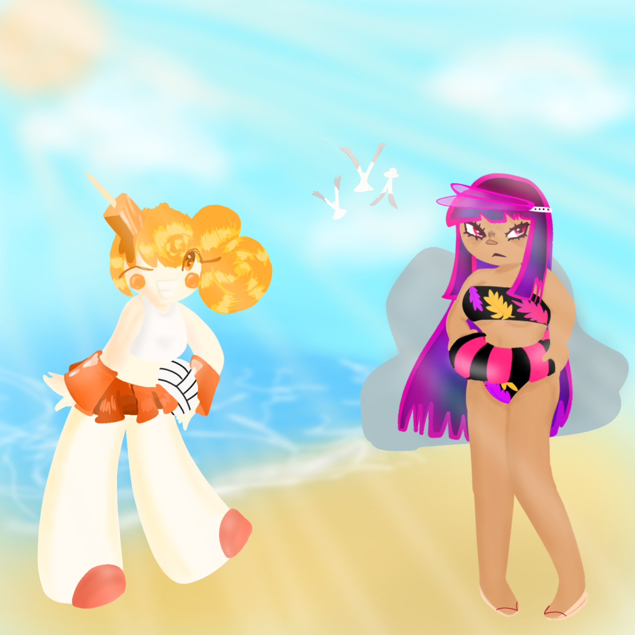 Beach Day ‿ - ibisPaint