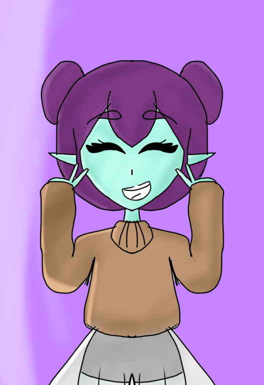 Alien girl - ibisPaint