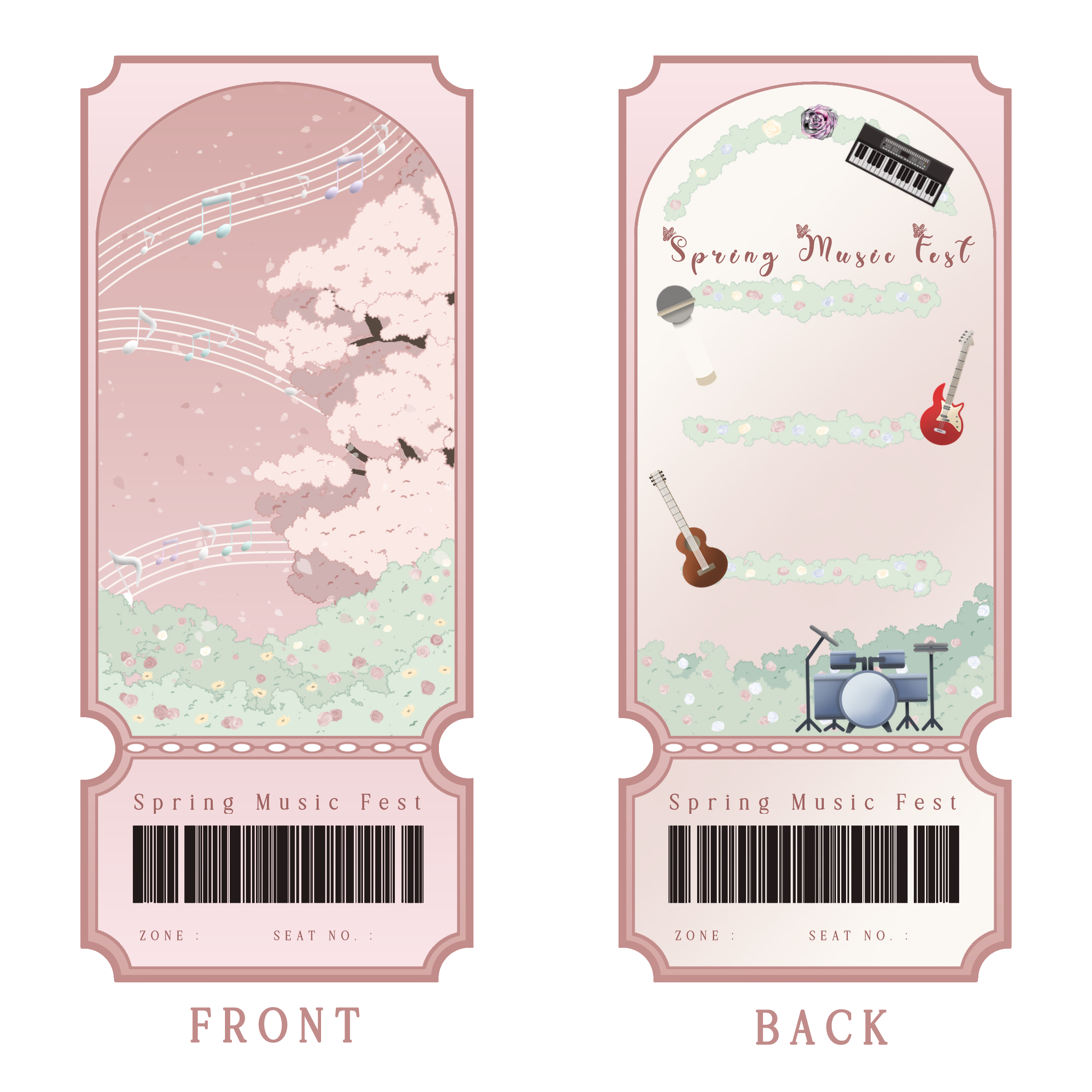 Spring Concert Tickets - ibisPaint