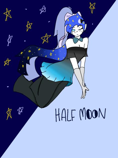 half moon - ibisPaint
