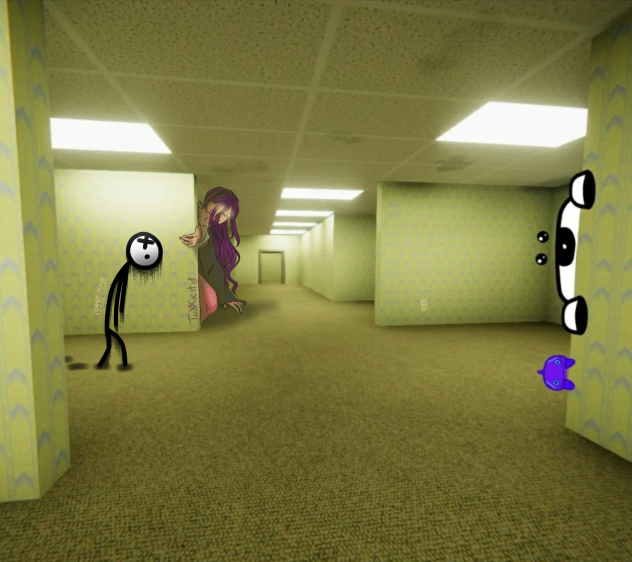 Backrooms collab - ibisPaint